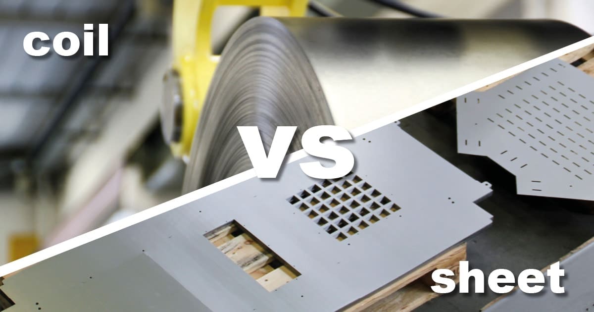 Coil vs sheet punching process: generating savings in raw material