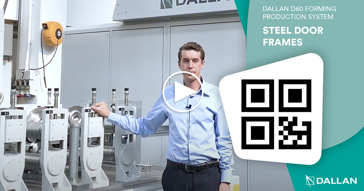 Dallan D60: unique system for the production of steel door frames | Dallan