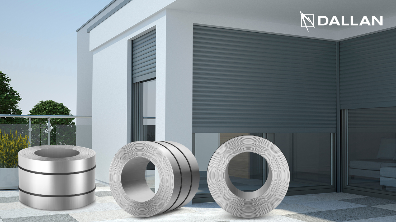 Producing finished aluminum shutters | Dallan Coil To Window